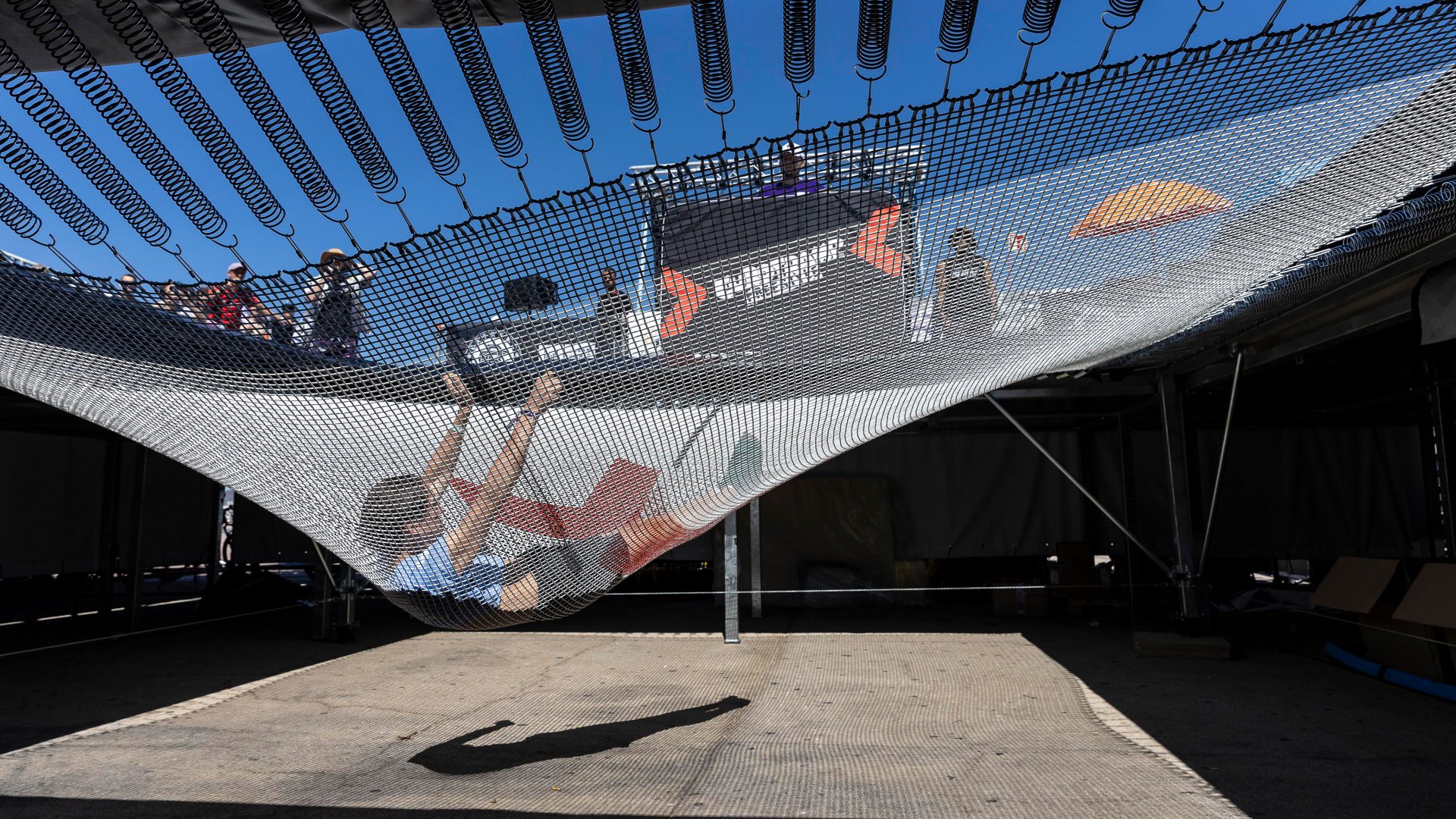 Freestyle trampoline Fivesquare — Eurotramp Trampoline