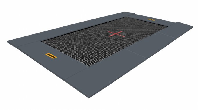 Bodentrampolin OUTDOOR — Eurotramp Trampoline