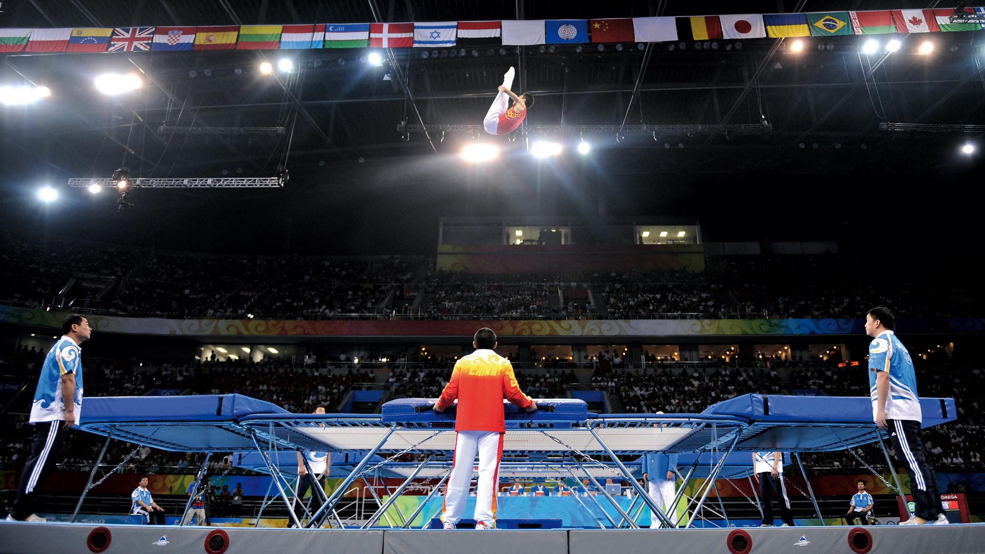 Competition & training trampoline "Premium" — Eurotramp Trampoline