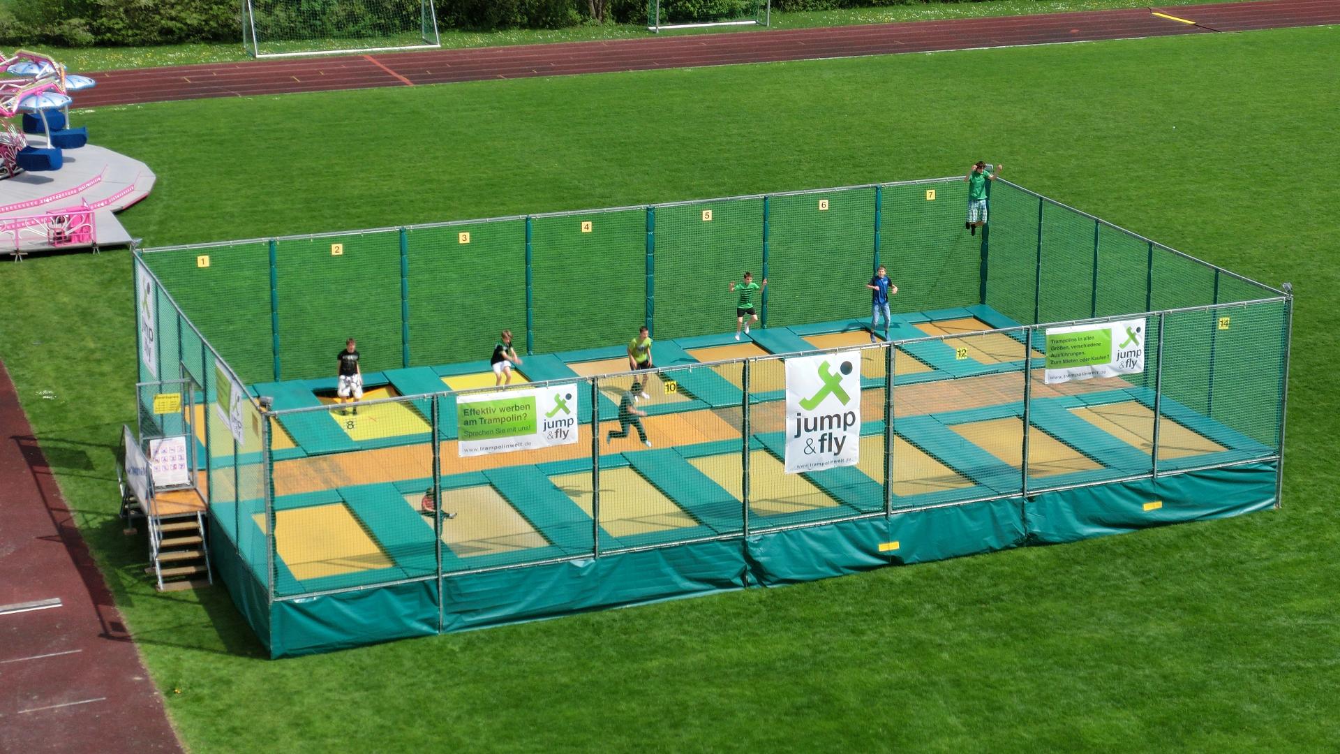 Trampoline Set "Stationary" — Eurotramp Trampoline