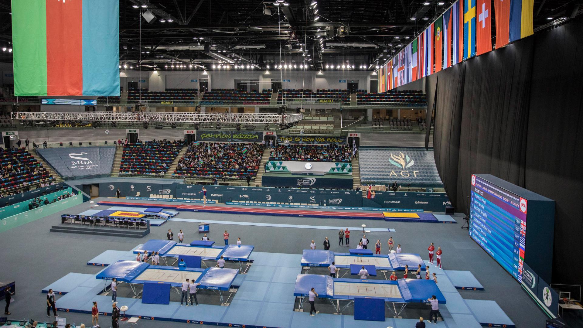 Professional competition trampoline "Ultimate" — Eurotramp Trampoline